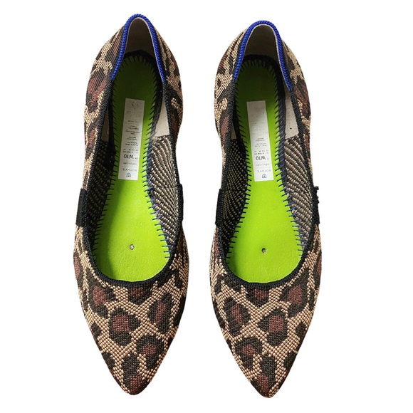 Rothy's | Shoes | Rothys Leopard Print Pointy Toe Flats | Poshmark